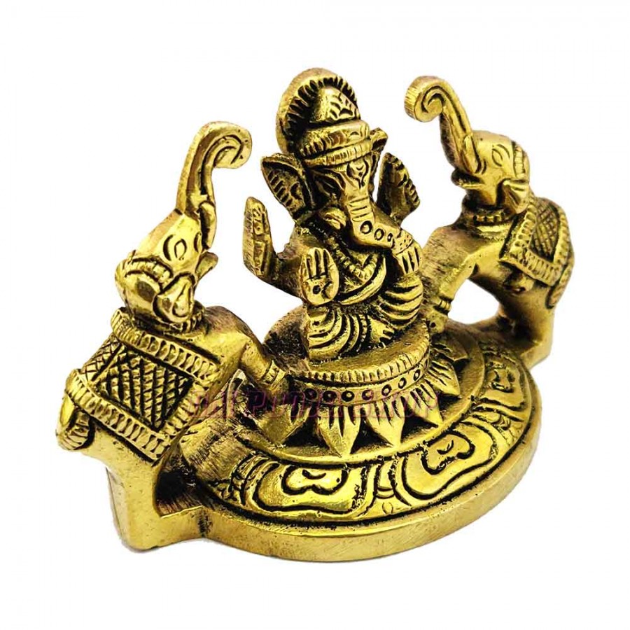 Gaj Ganesha Baba Brass Murti Buy online