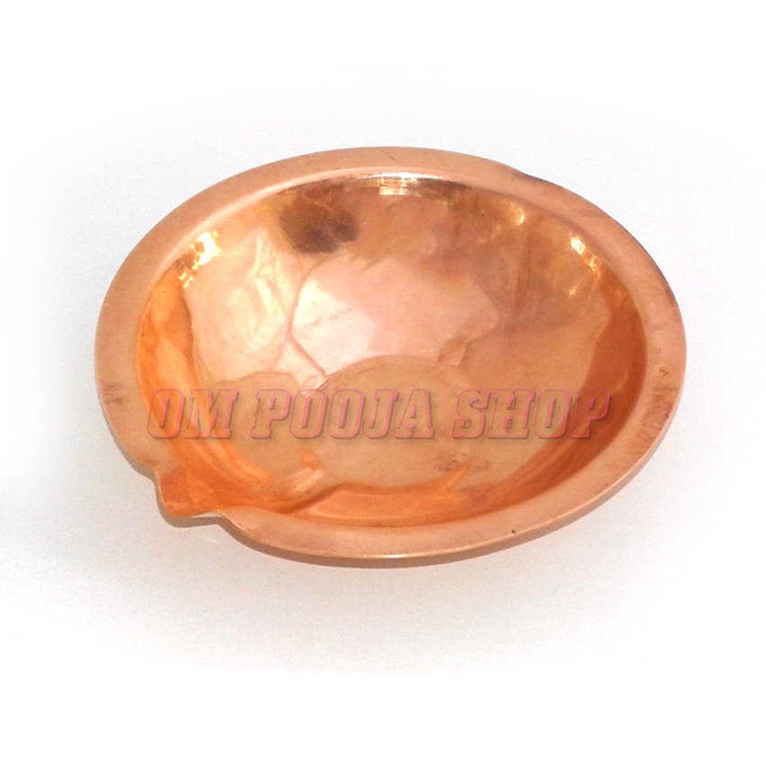 Copper Diya buy online at best price from Om Pooja Shop