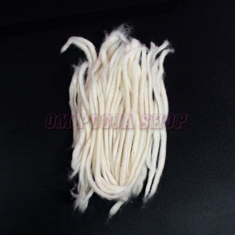 Long Cotton Wicks (Diya Batti) for Pooja buy online in USA