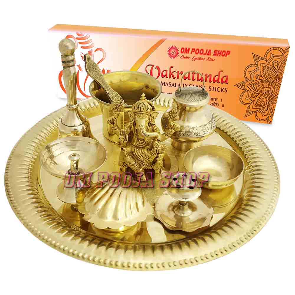 Ganesh Poojan Thali Set | Buy online at best price USA UK