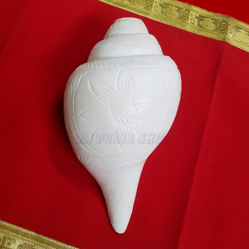 Divine Pooja Blowing Shankha for Aarti Buy online Om Pooja Shop