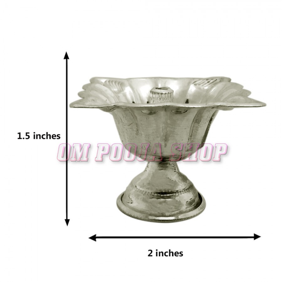 Silver Niranjan Vilakku Deepam Get online @ USA UK from OM POOJA SHOP