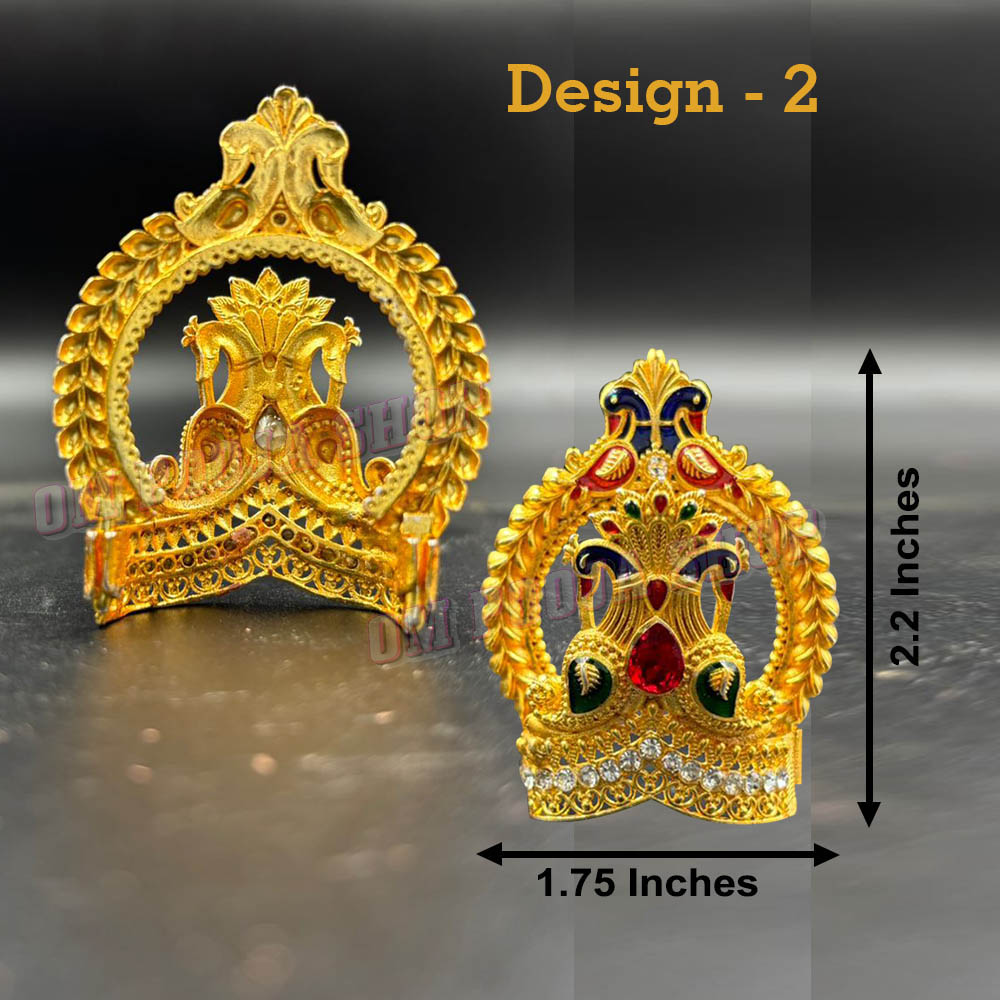 Buy Divine Golden Stone Studded Crown online