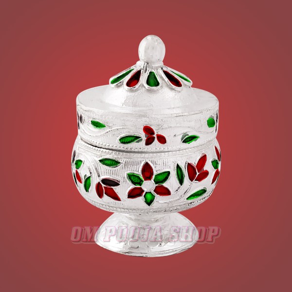 Silver KumKum Containers